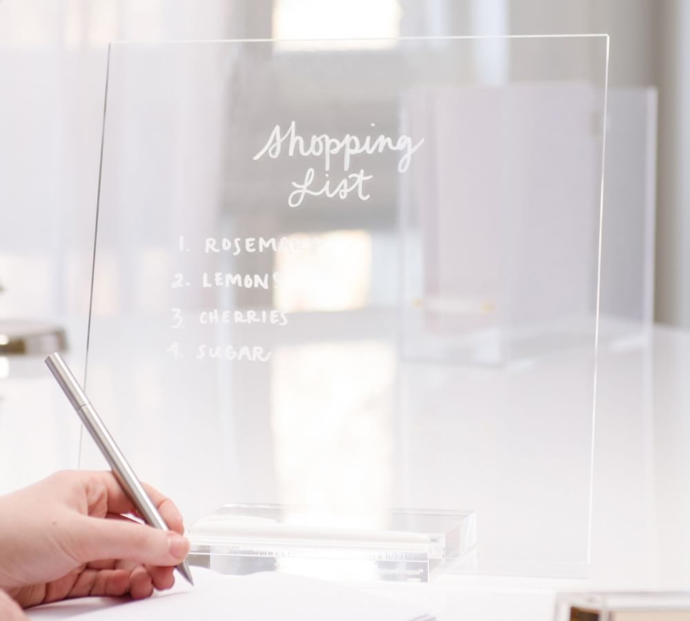 Acrylic Memo Tablet with Pens | Pottery Barn