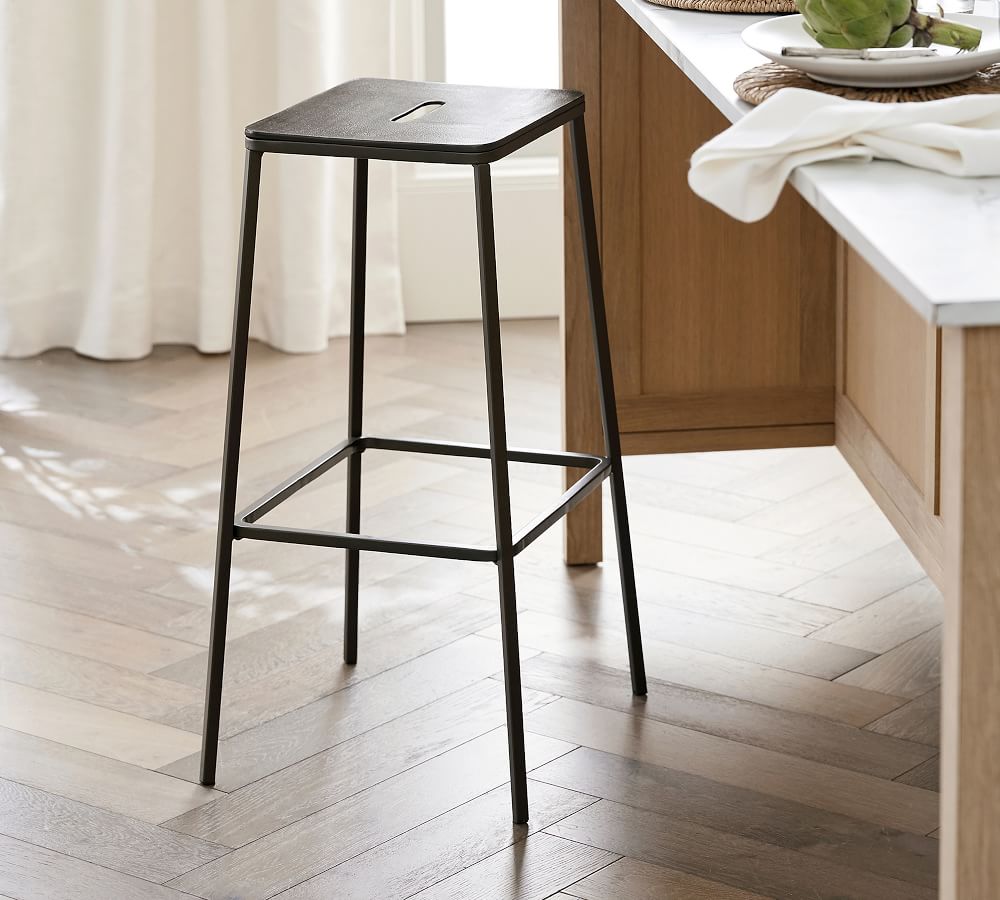 Duke Metal Bar & Counter Stool | Pottery Barn