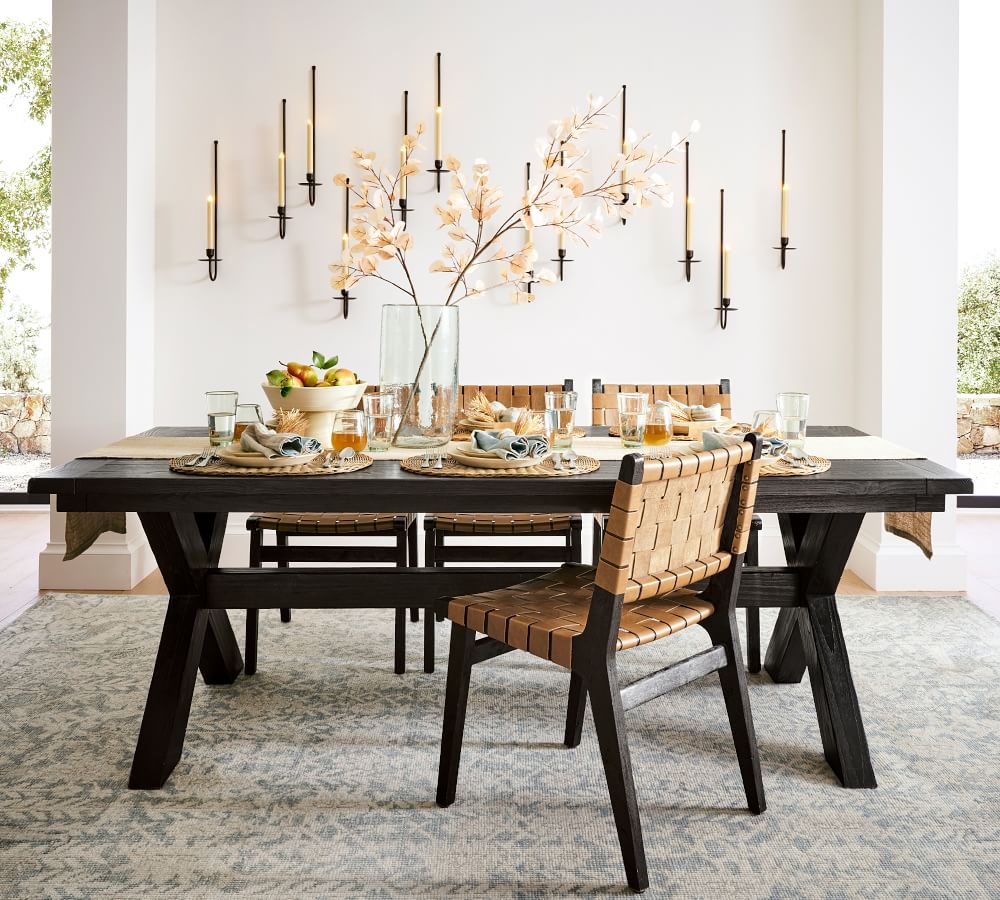 Rio Bronze Wall Mount Taper Candleholders | Pottery Barn