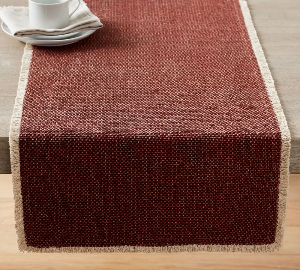 Mason Fringe Table Runner | Pottery Barn