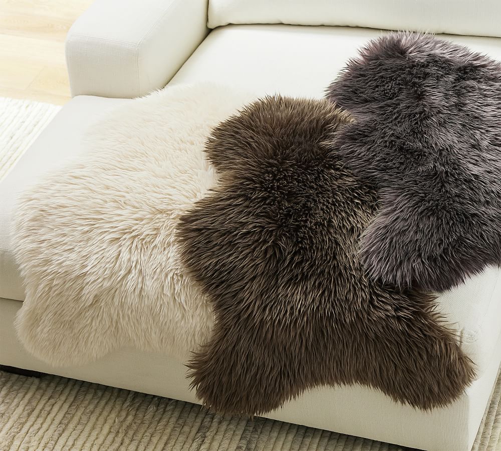 Luxe Faux Fur Hide | Pottery Barn