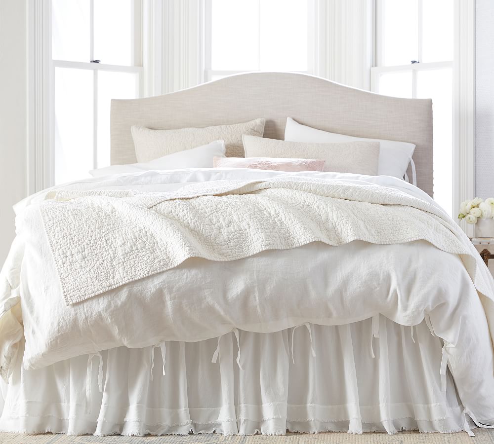 Ruffle Cotton Bed Skirt | Pottery Barn