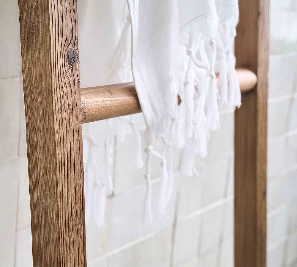 Rustic Reclaimed Wood Ladder | Pottery Barn