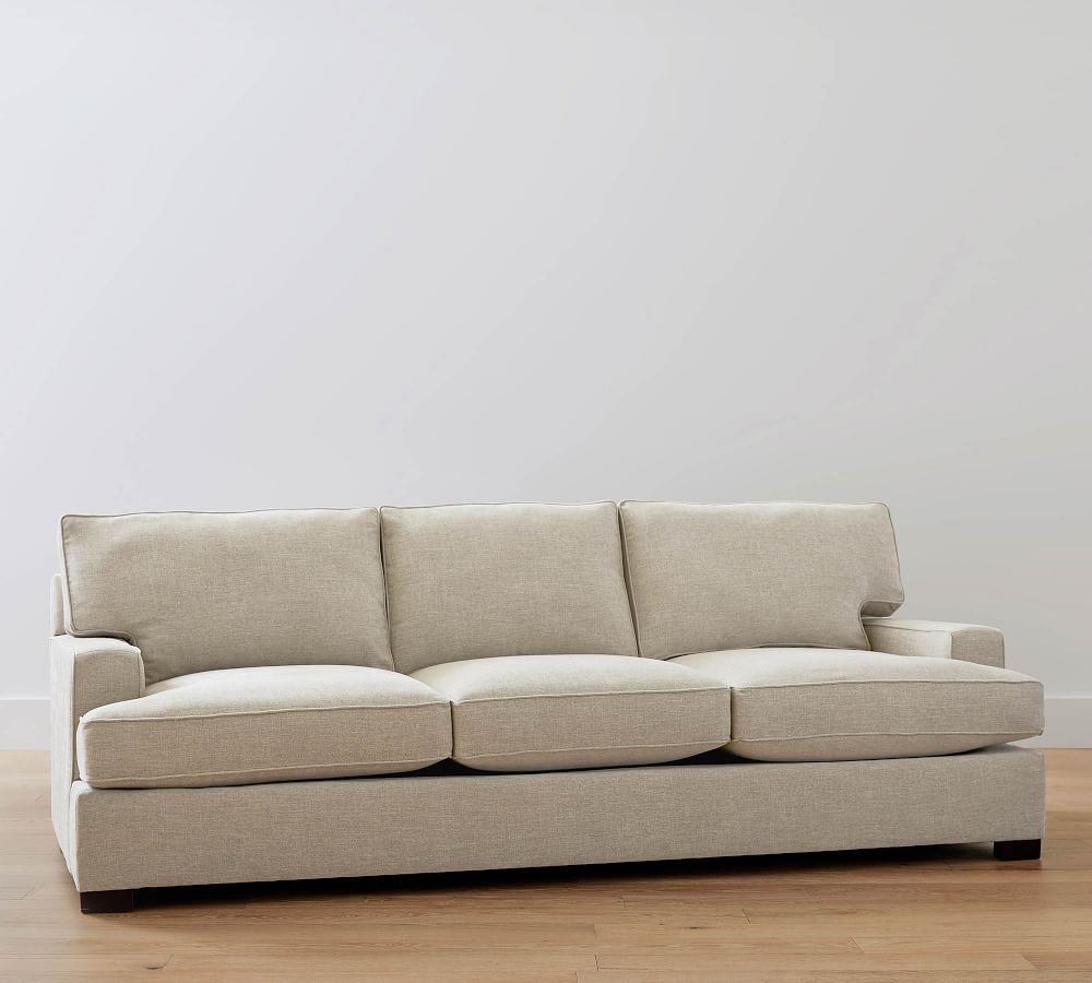 Townsend Square Arm Fabric Sofa | Pottery Barn