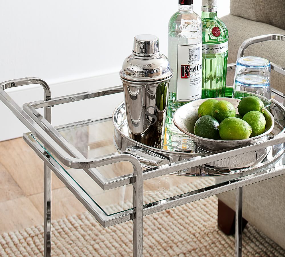 Skylar Metal Bar Cart | Pottery Barn