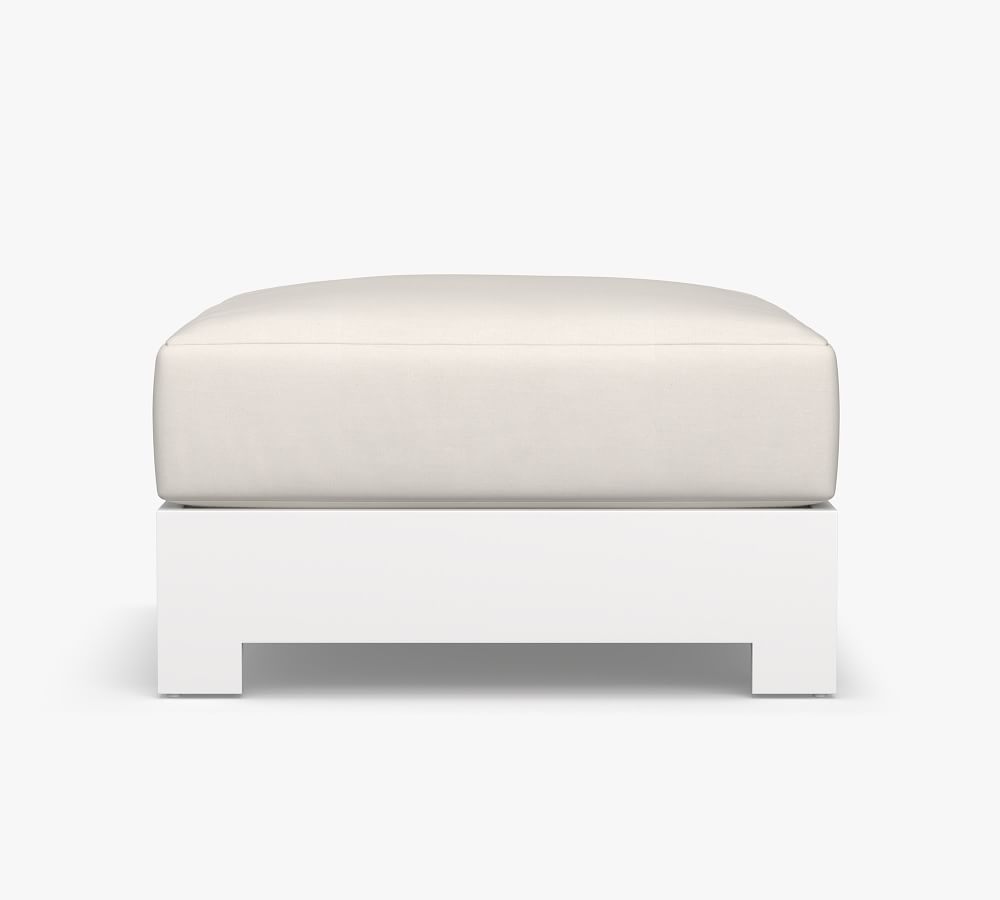 Malibu Metal Platform Ottoman | Pottery Barn