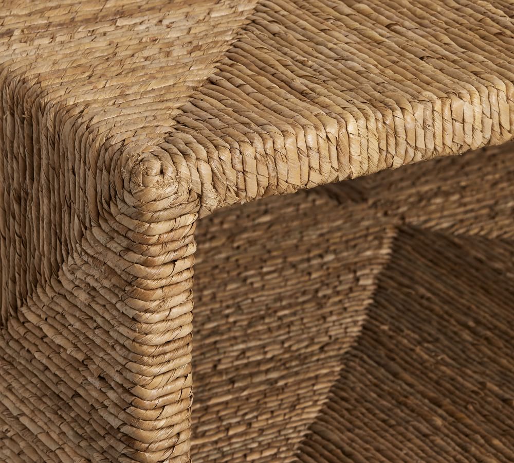 Malibu Woven Square Coffee Table | Pottery Barn