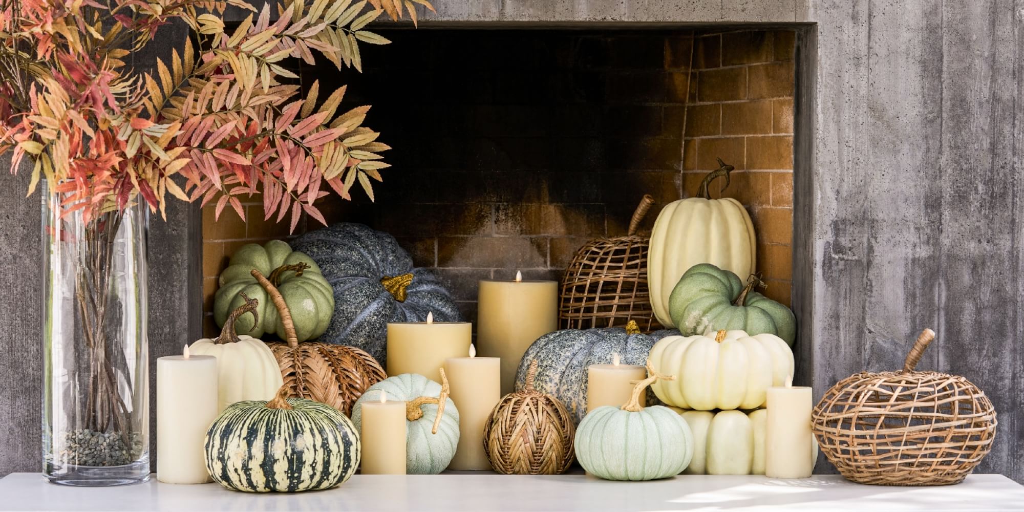 Handwoven Wicker Pumpkins | Pottery Barn