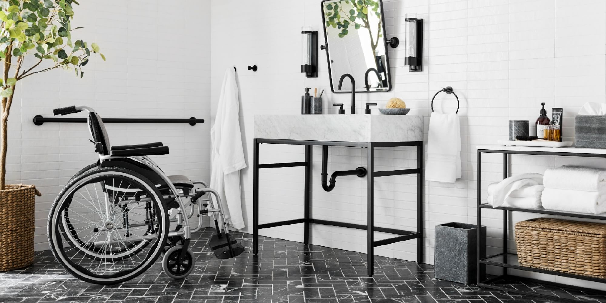 Clarence 36" Single Sink Vanity - ADA | Pottery Barn