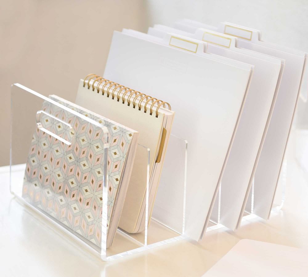 Acrylic File Organizer | Pottery Barn
