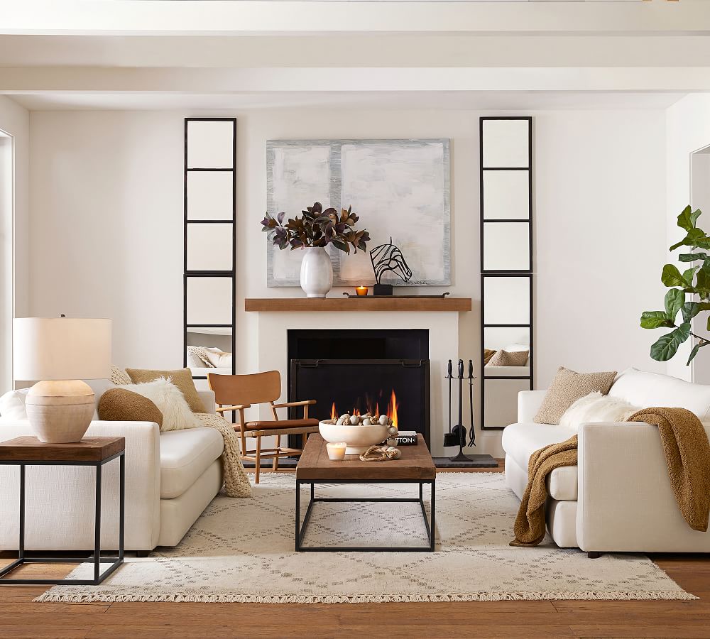 Cade Windowpane Wall Mirror | Pottery Barn