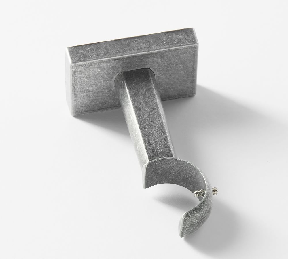 Cast Iron Pewter Curtain Hardware Collection | Pottery Barn