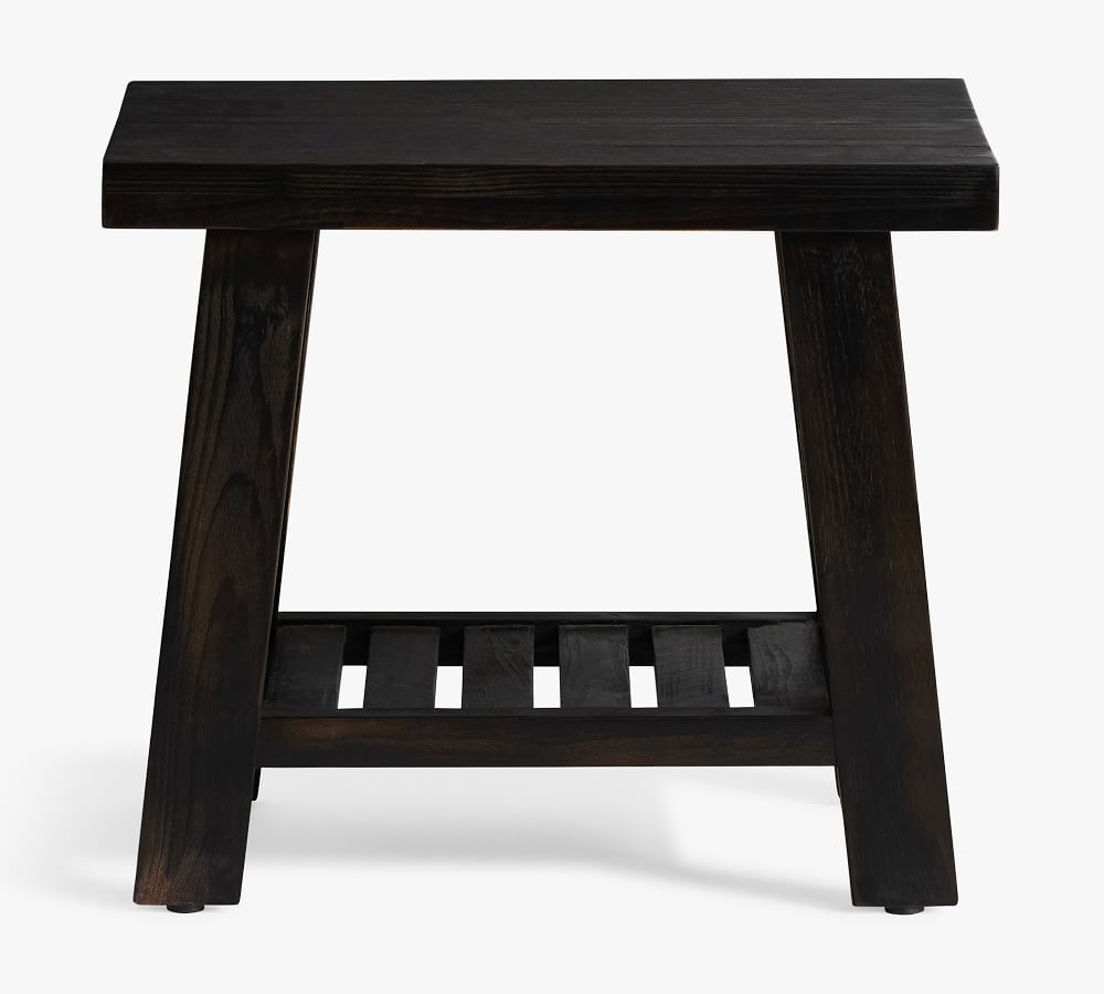 Rustic Reclaimed Wood Stool | Pottery Barn