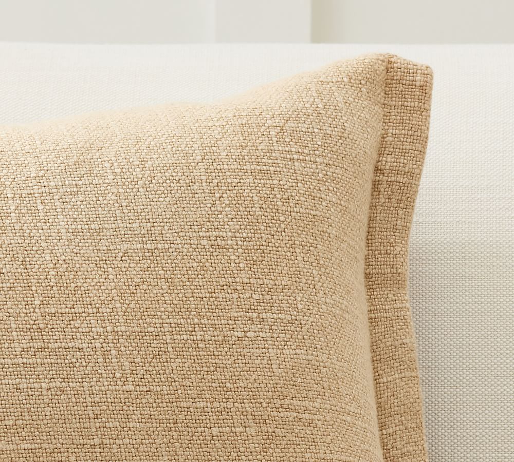 Fold Over Linen Pillow Covers | Pottery Barn