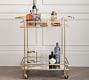 Skylar 29" Metal Bar Cart | Pottery Barn