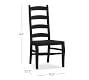 Wynn Ladderback Dining Chair | Pottery Barn