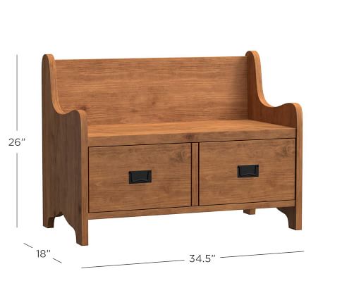 Wade Narrow Entryway Bench | Pottery Barn