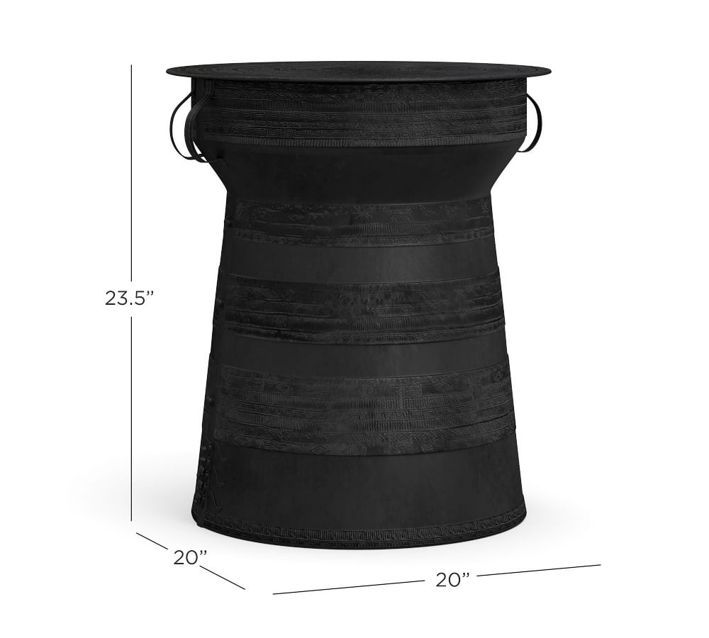 Frog Drum Outdoor Side Table | Pottery Barn