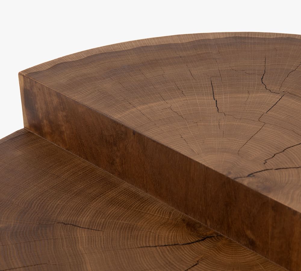 Sigmund 28" Round Bi-Level Coffee Table | Pottery Barn