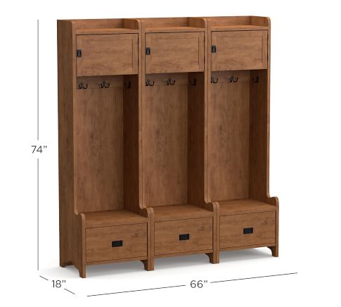 Wade 3-Piece Hall Tree Set | Pottery Barn