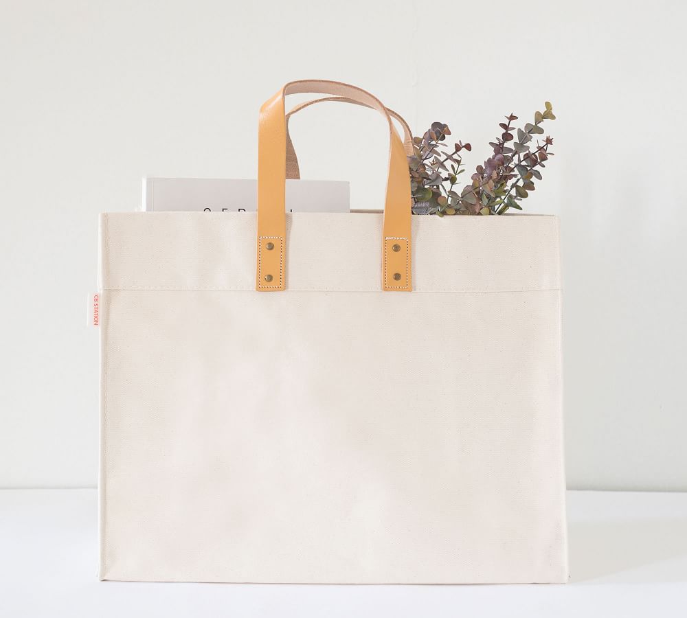 Canvas Square Utility Tote | Pottery Barn