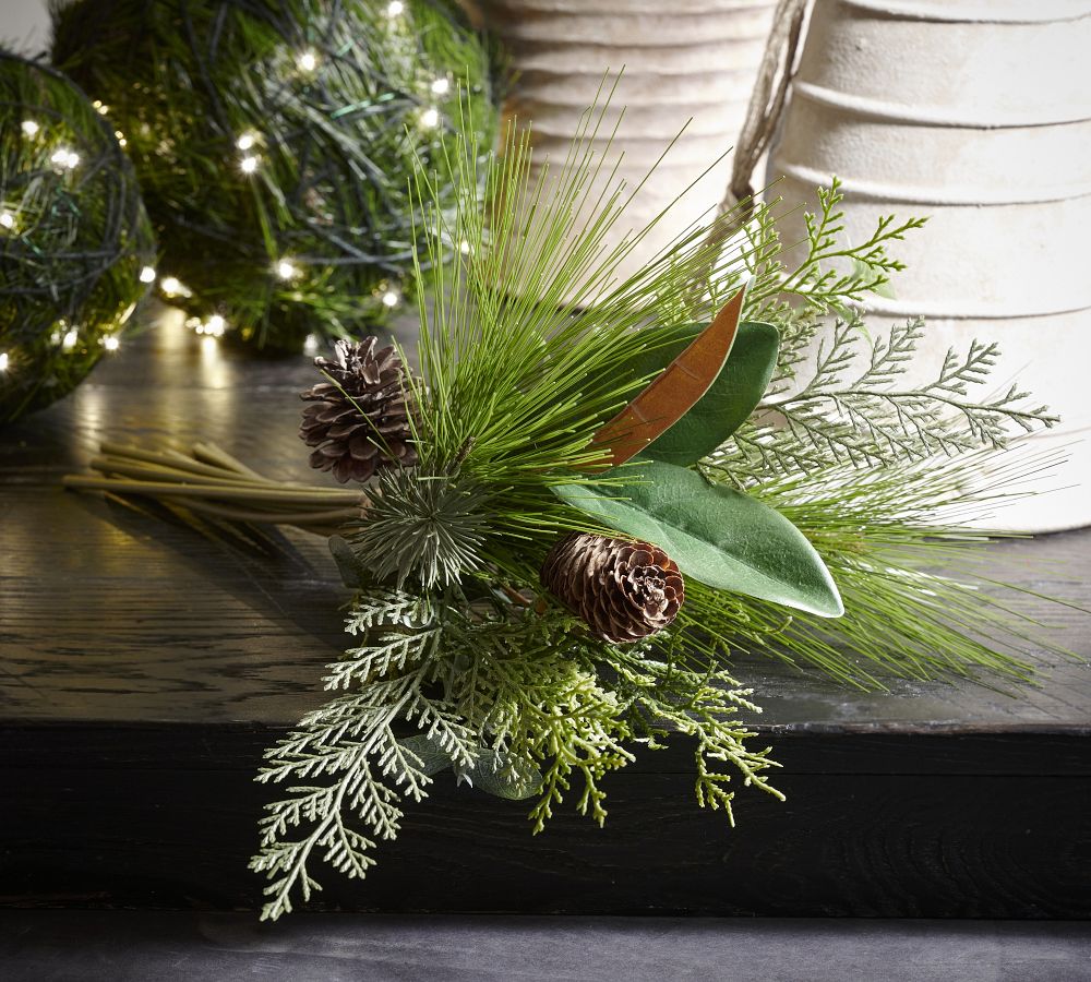 Faux Mixed Greenery Clippings Bundle | Pottery Barn
