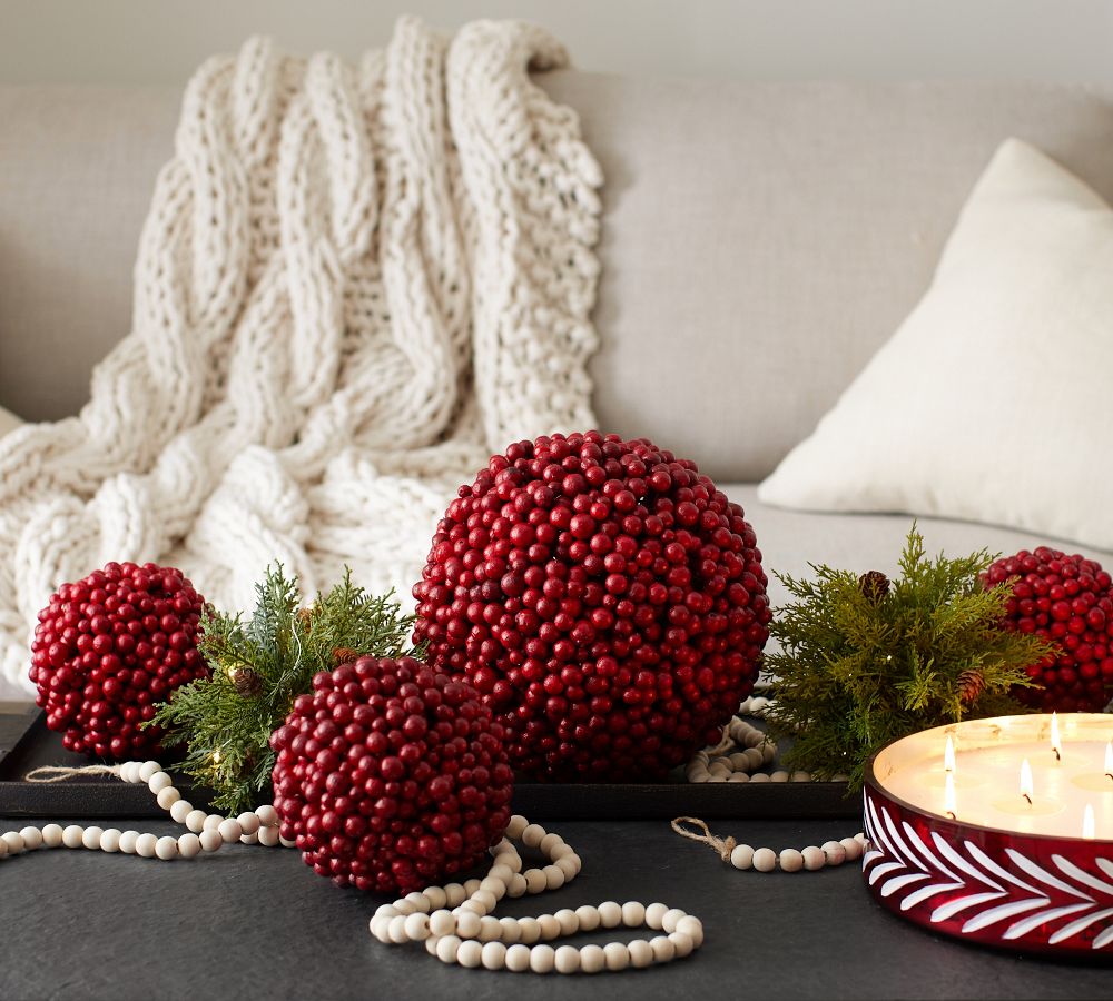 Faux Berry Kissing Ball | Pottery Barn