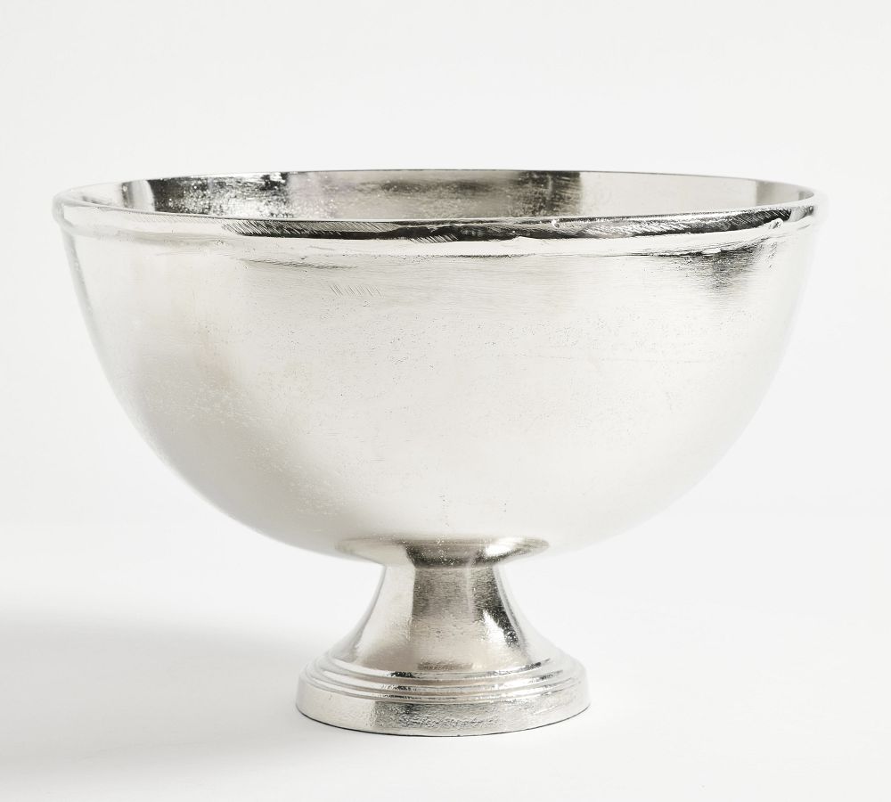 Rustic Metal Handcrafted Footed Champagne Bucket | Pottery Barn