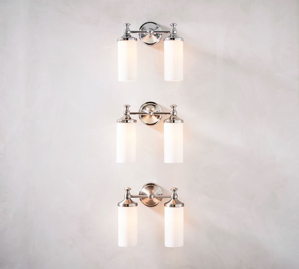 Mercer Double Tube Sconce | Pottery Barn
