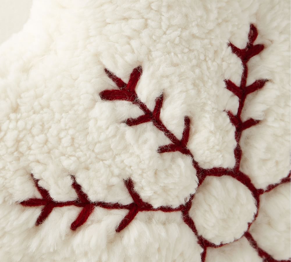 Cozy Embroidered Star Shaped Pillow | Pottery Barn