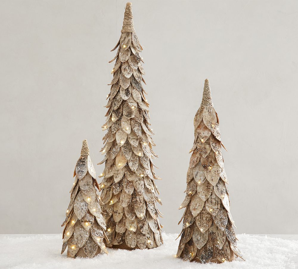 Pre-Lit Birch Trees | Pottery Barn