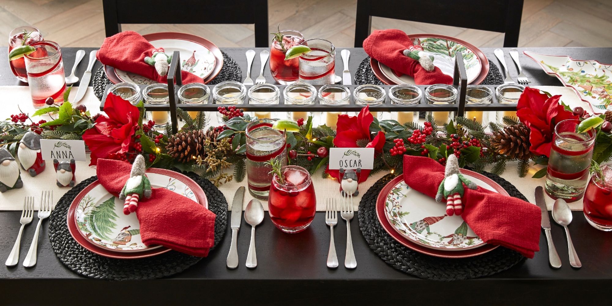 Red Ribbon Handcrafted Recycled Drinking Glasses | Pottery Barn