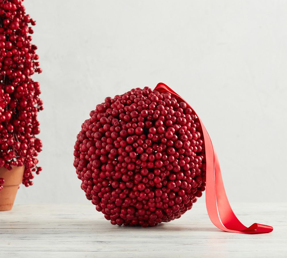 Faux Berry Kissing Ball | Pottery Barn