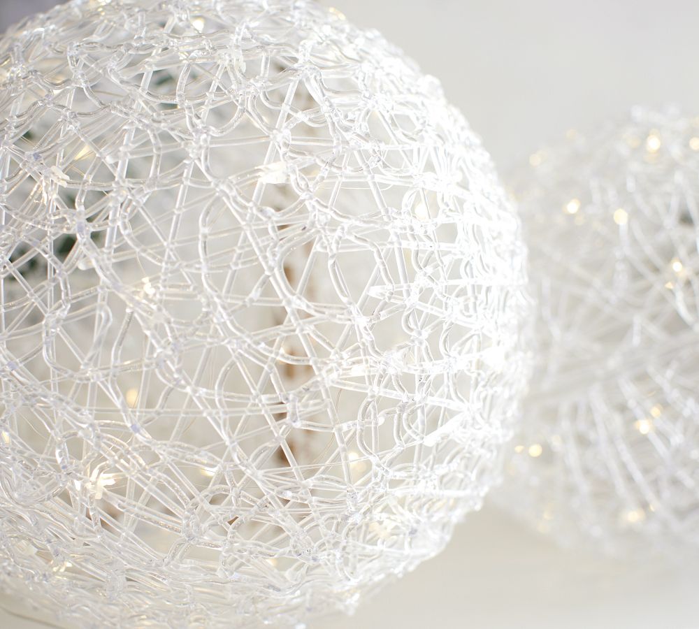 Light Up Crystal Orbs | Pottery Barn