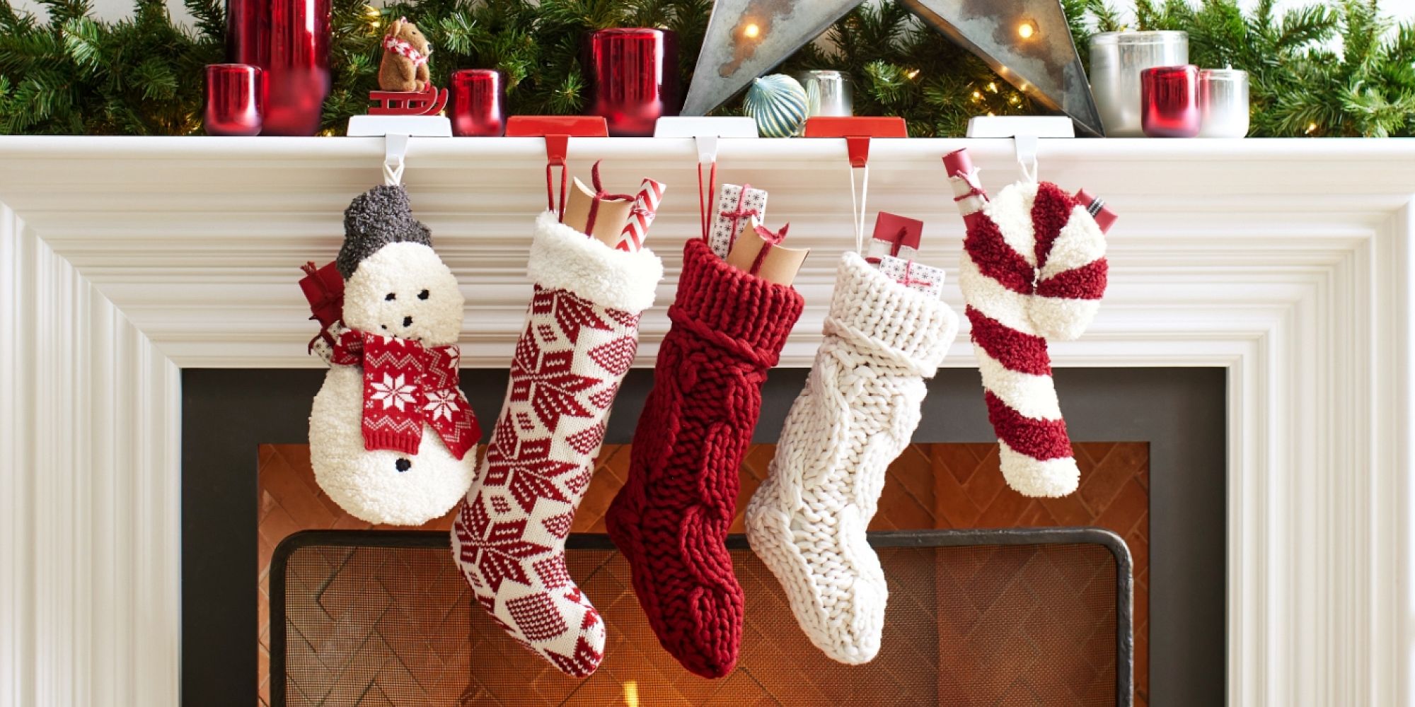 Fair Isle Snowflake Stocking | Pottery Barn