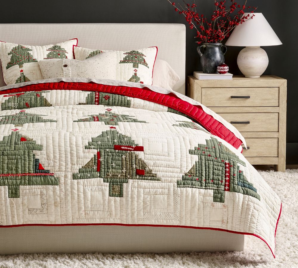 Arden Tree Applique Quilt | Pottery Barn
