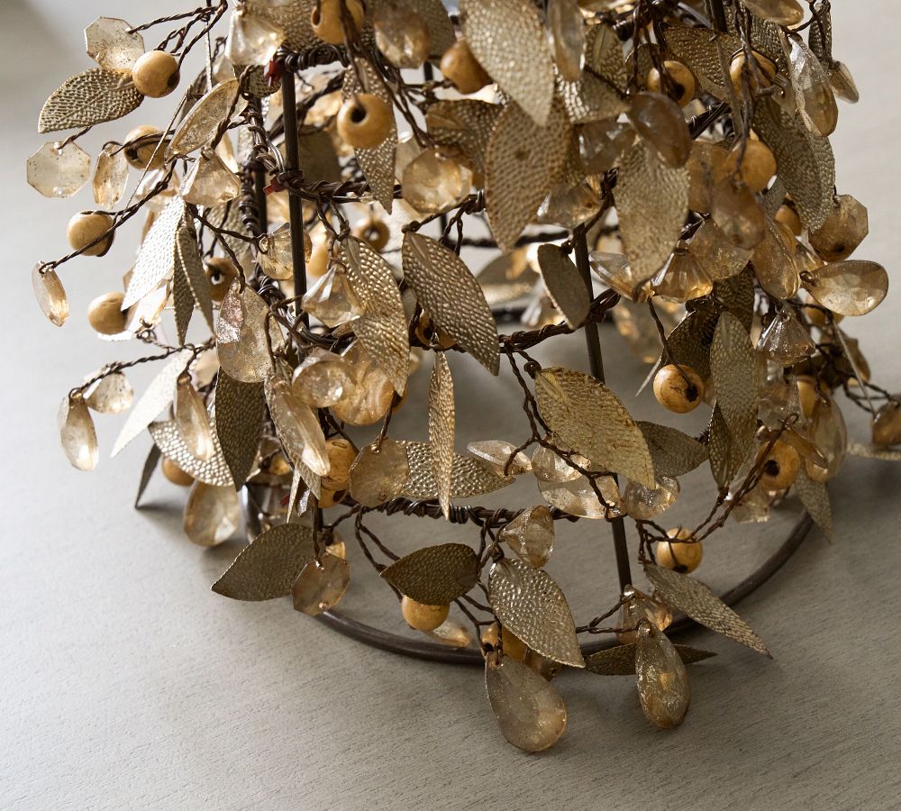 Light Up Rustic Leaf Trees | Pottery Barn