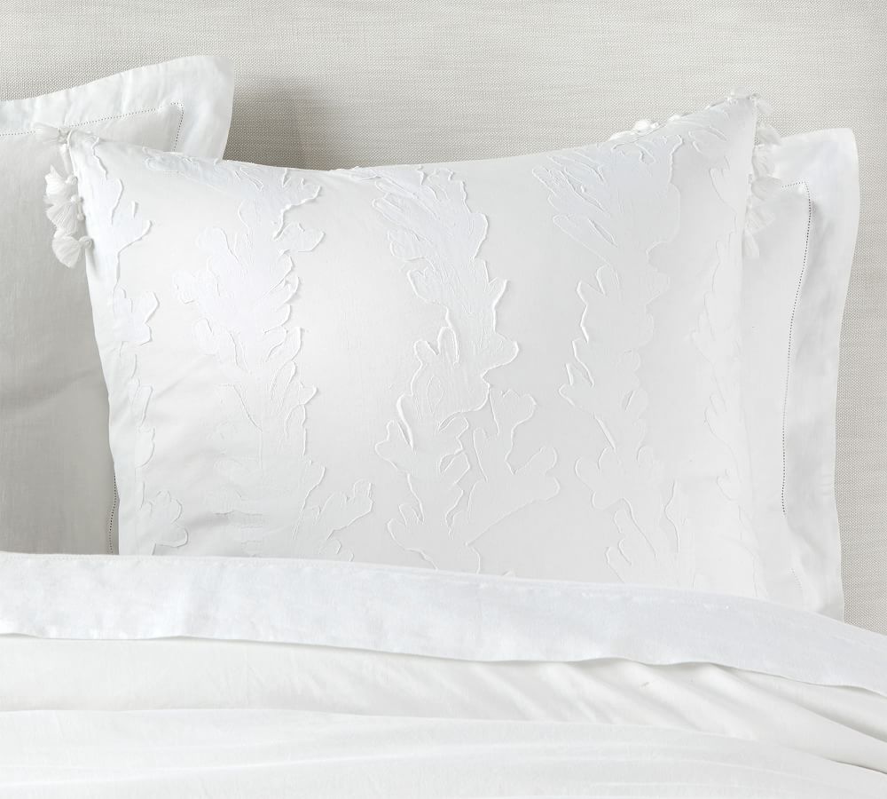 Lilly Pulitzer Under Water Applique Euro Pillow Sham | Pottery Barn