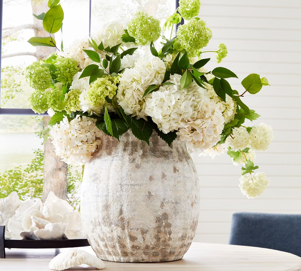 Handcrafted Weathered Terracotta Vases | Pottery Barn