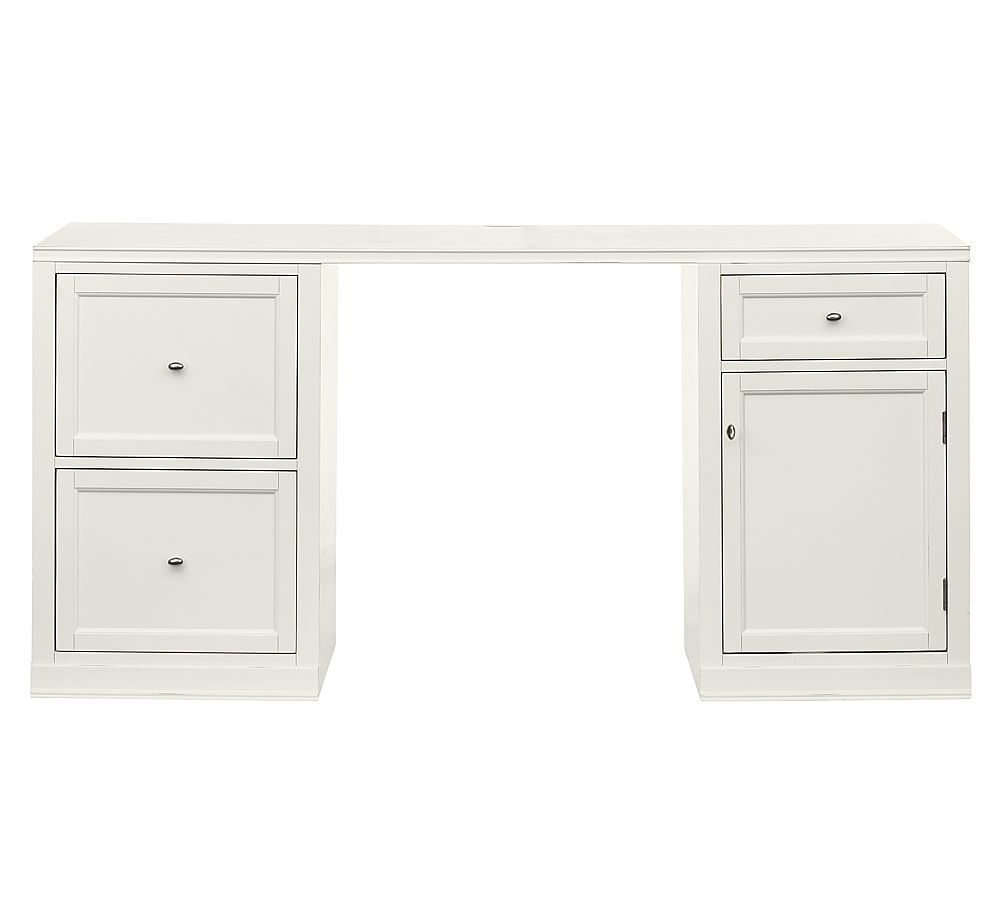 Logan 62" Desk with Drawers | Pottery Barn