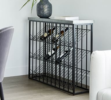 Peveral 47.5" Metal Wine Rack | Pottery Barn