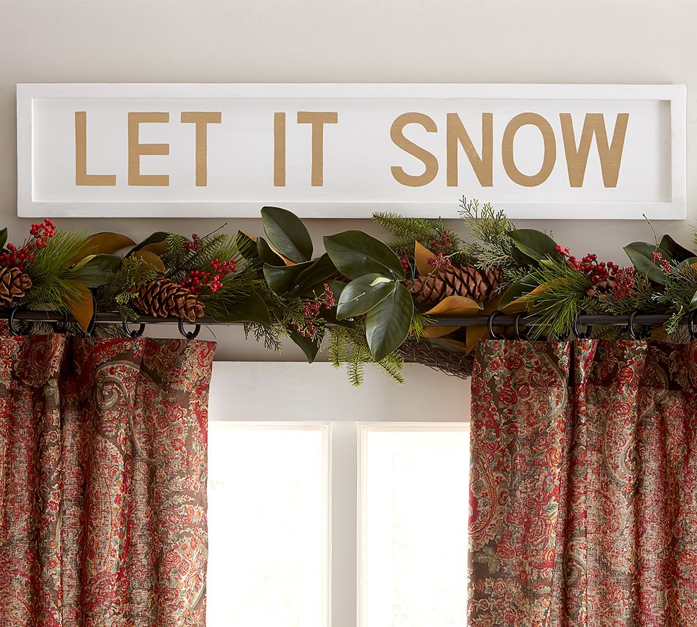 Let It Snow Wall Art | Wall Decor | Pottery Barn