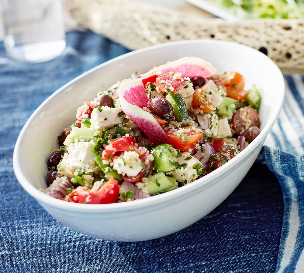 Cabana Melamine Oval Serving Bowl | Pottery Barn