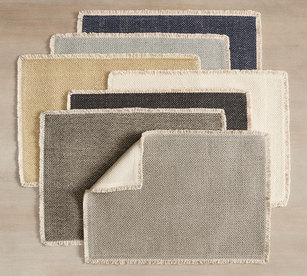 Mason Fringe Placemat | Pottery Barn