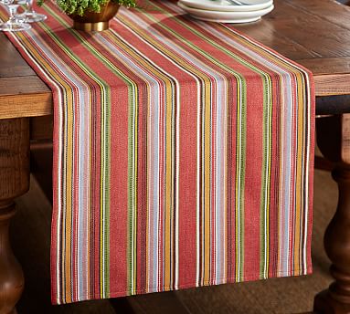 Rustic Stripe Table Runner | Pottery Barn