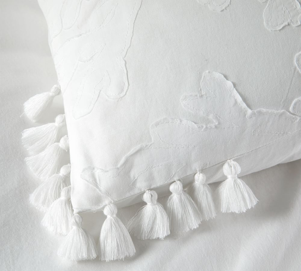 Lilly Pulitzer Under Water Applique Euro Pillow Sham | Pottery Barn