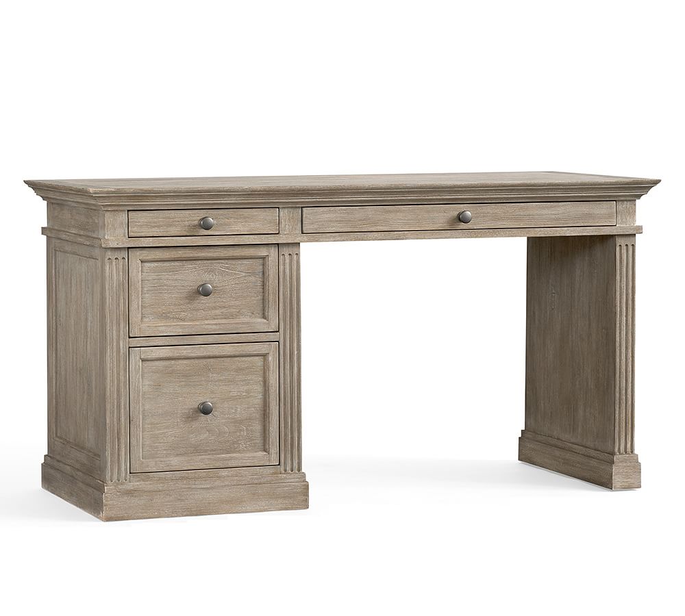 Livingston 57" Writing Desk with Drawers | Pottery Barn