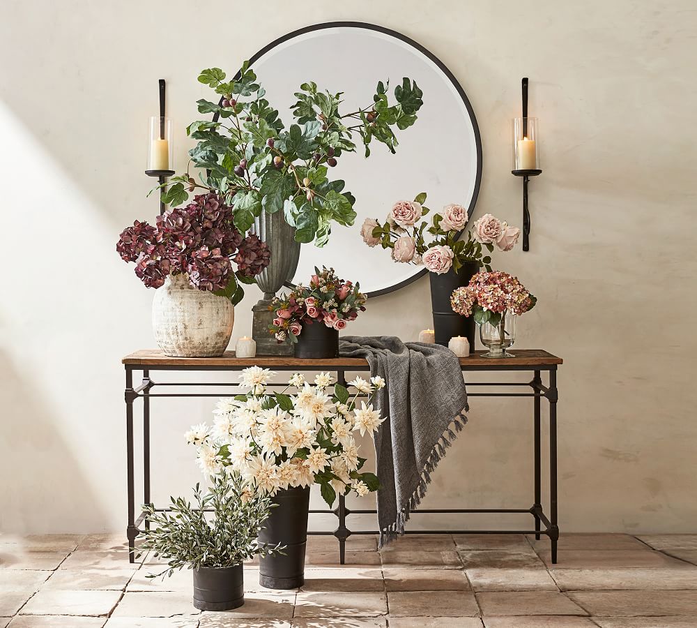 Parquet Reclaimed Wood Console Table | Pottery Barn