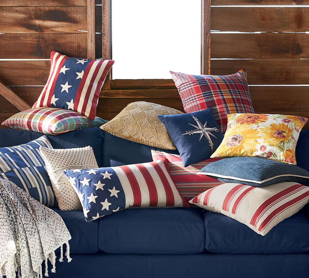 Cameron Plaid Decorative Pillow Cover | Pottery Barn