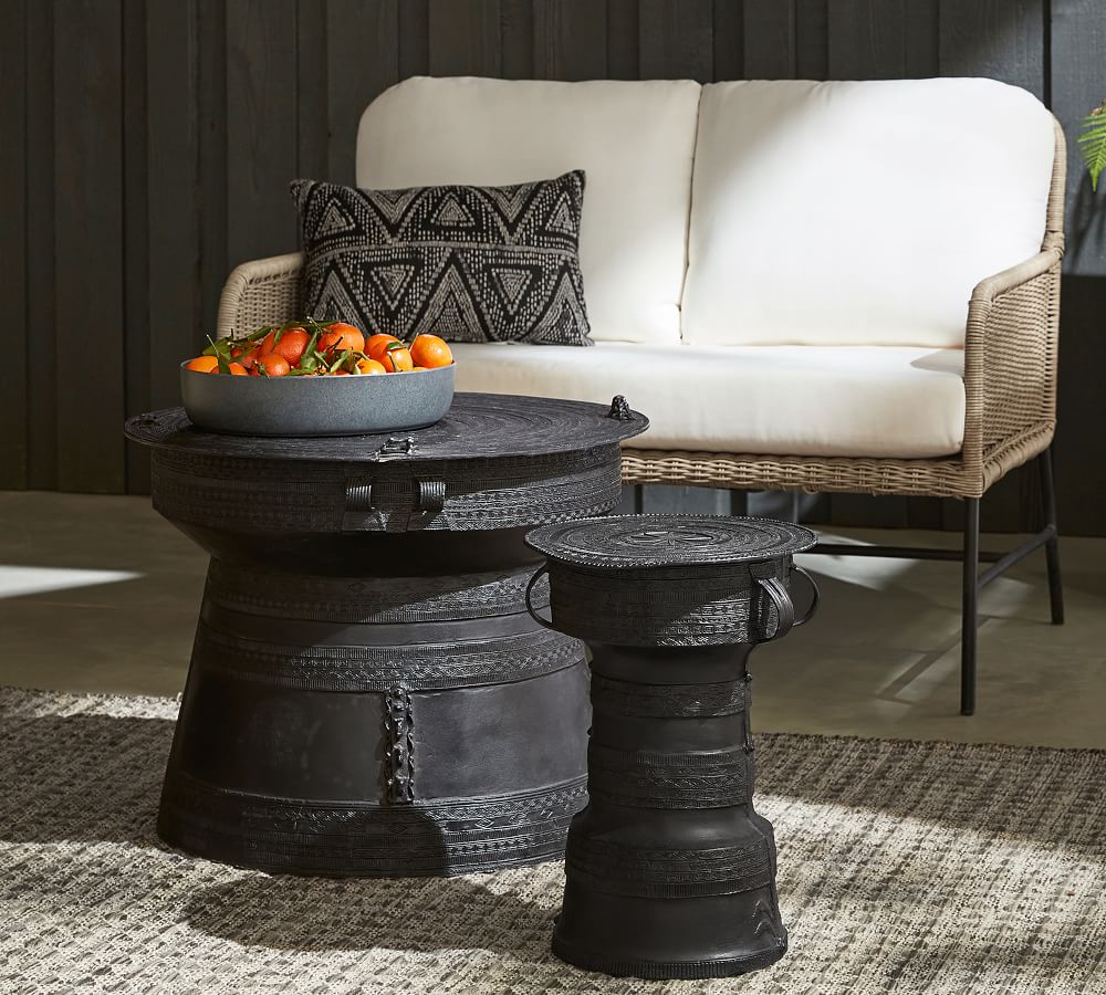 Frog Drum Outdoor Side Table | Pottery Barn